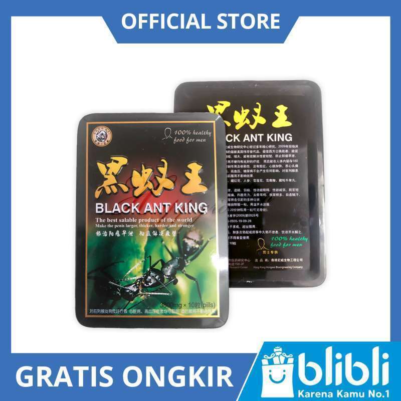 Promo 100 Original [grab Gosend] Obat Kuat Pria Black Ant King