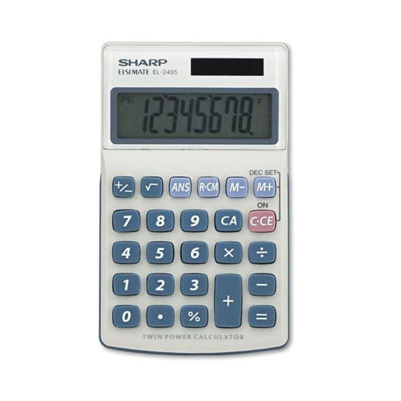 Jual Sharp 8 Digit Dual Power Calculator - No Cover di Seller LatestBuy ...