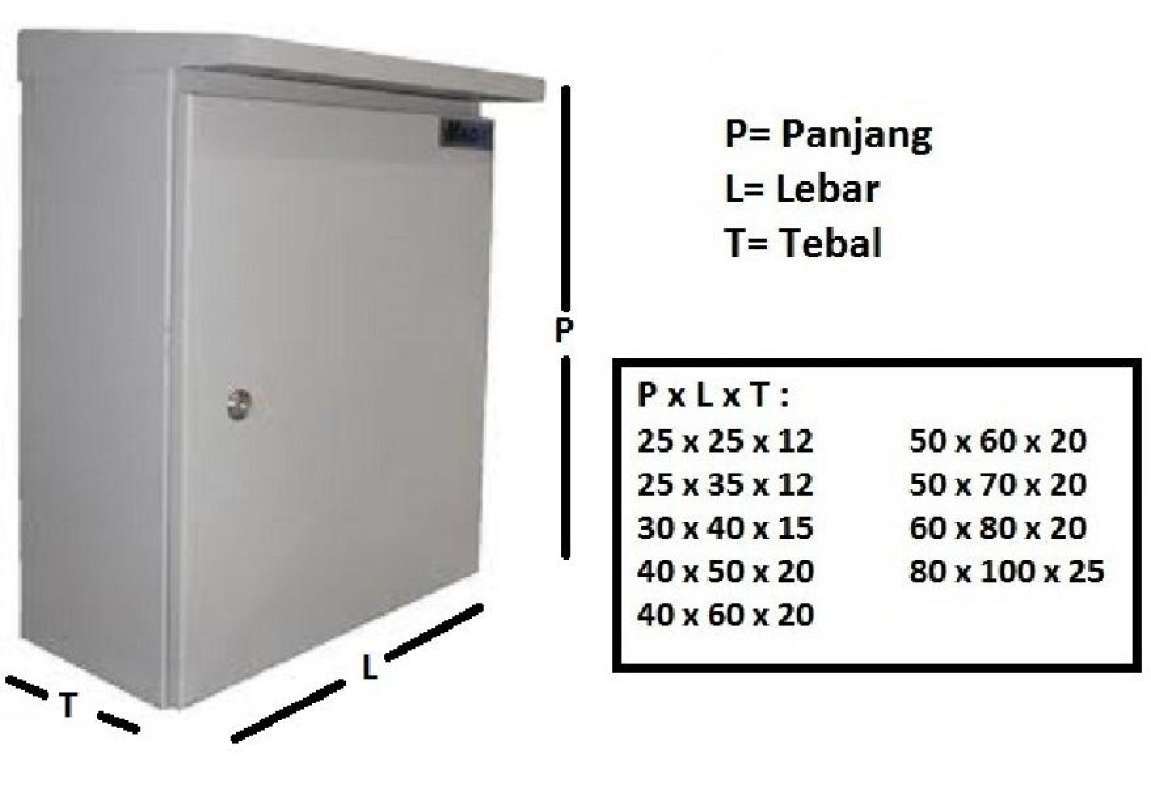 Jual Umg Box Panel Listrik Topi Outdoor 30 X 40 X 15 Di Seller ...