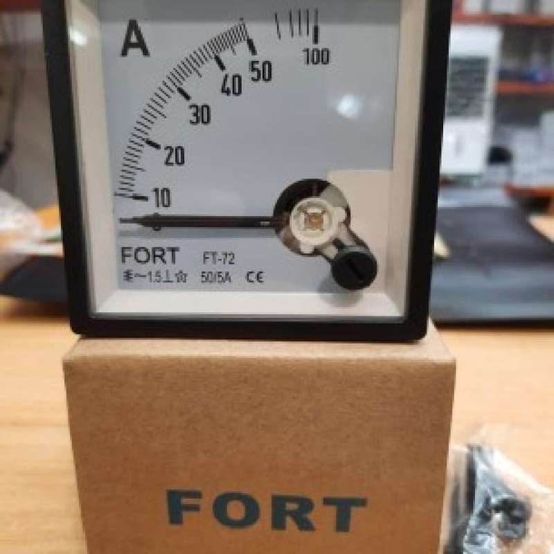 Jual FORT AMPERE METER FT-72 30/5 via CT 30A di Seller ElectricalmartID ...