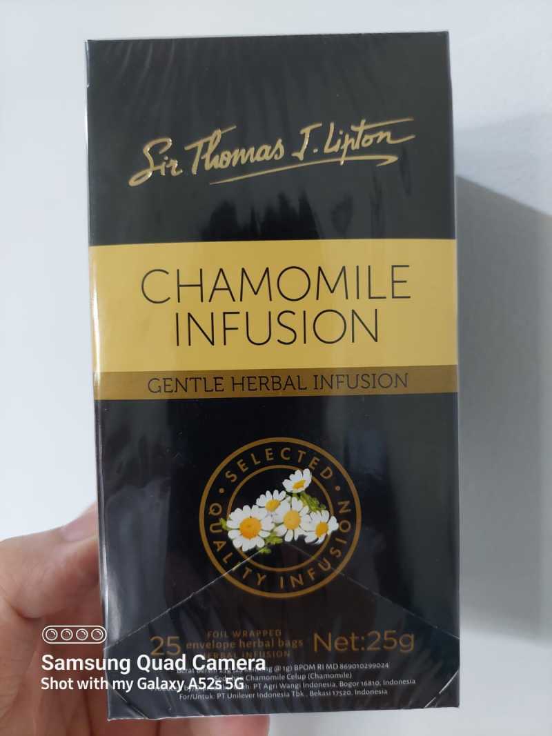 Jual Sir Thomas J. Lipton Chamomile Infusion 25gr Gentle Herbal ...