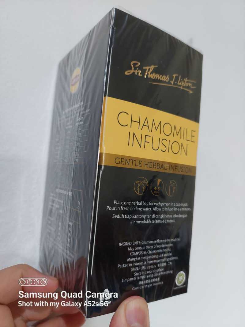 Jual Sir Thomas J. Lipton Chamomile Infusion 25gr Gentle Herbal ...