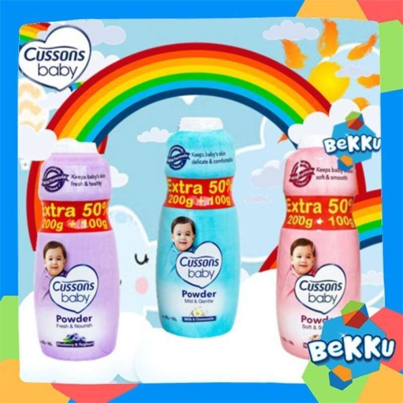 Jual Cussons Baby Powder 200gr + 100gr / Bedak Bayi Cusson - POWDER ...