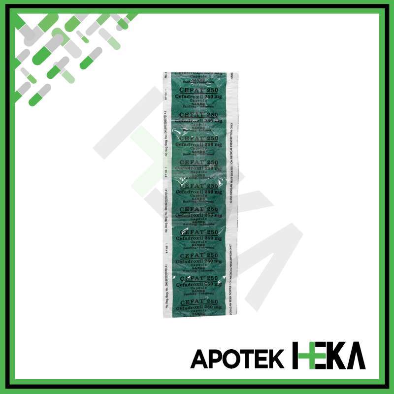 Jual Cefat 250 mg Tablet di Seller Apotek Heka Official Store - Kranji ...