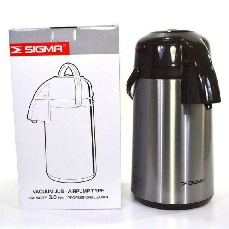 Jual SPECIAL SIGMA TERMOS POMPA 3LITER / TERMOS STAINLESS POMPA di ...