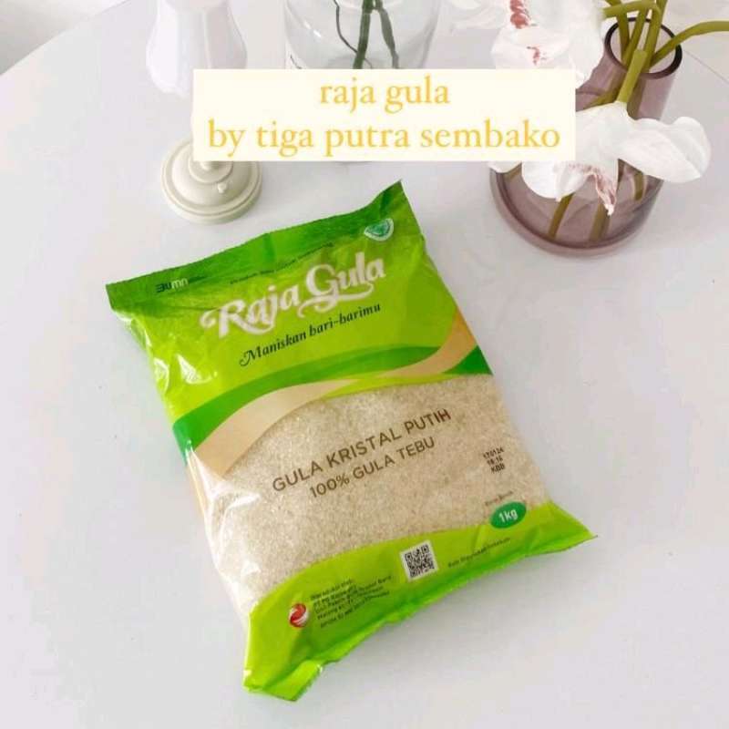 Jual GULA PASIR RAJA GULA 1 KG di Seller Tigaputrasembako_plactics ...