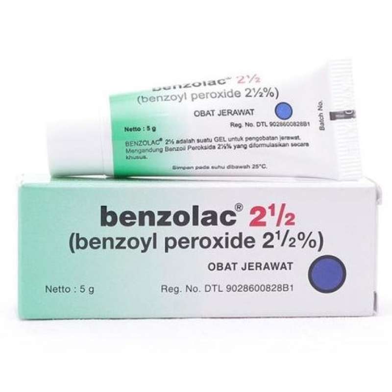 Jual Benzolac 2,5 5 Gram Obat Untuk Mengatasi Jerawat di Seller Apotek ...