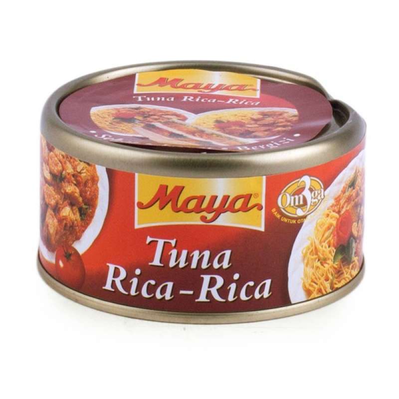 Promo MAYA Tuna Chunks Rica-Rica 180g - Ikan Tuna Sambal Rica-Rica ...