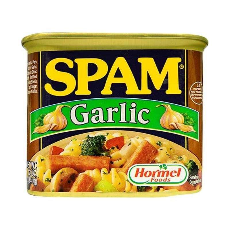 Promo Spam Garlic Pork Luncheon 340g - Daging Babi Deli Bawang Putih ...
