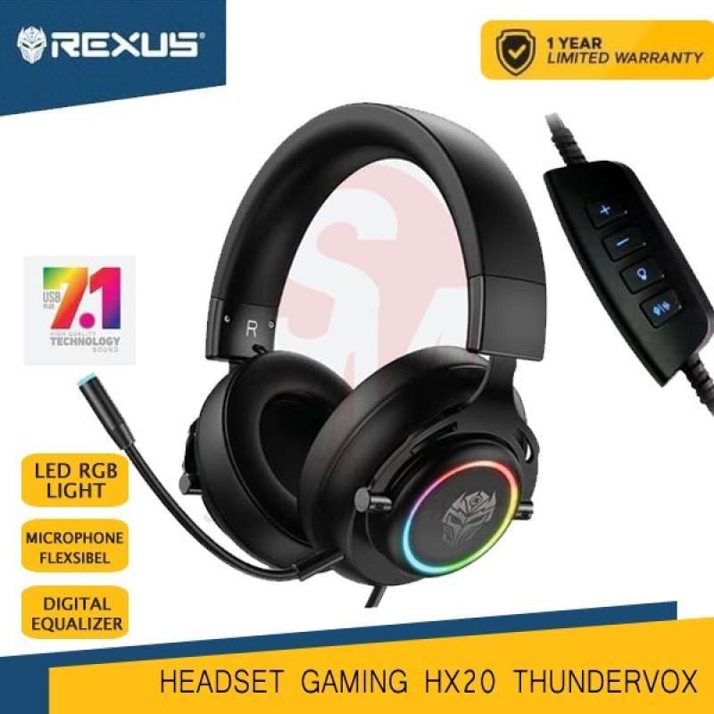 Jual Headset Gaming REXUS HX20 THUNDERVOX di Seller Simura Cilegon ...