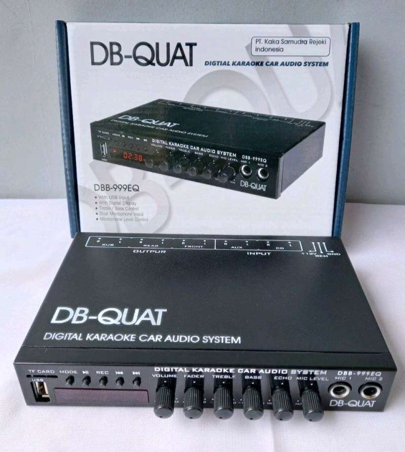 Jual parametrik PreAmp atau Equalizer audio system bluetooth DB QUAT ...