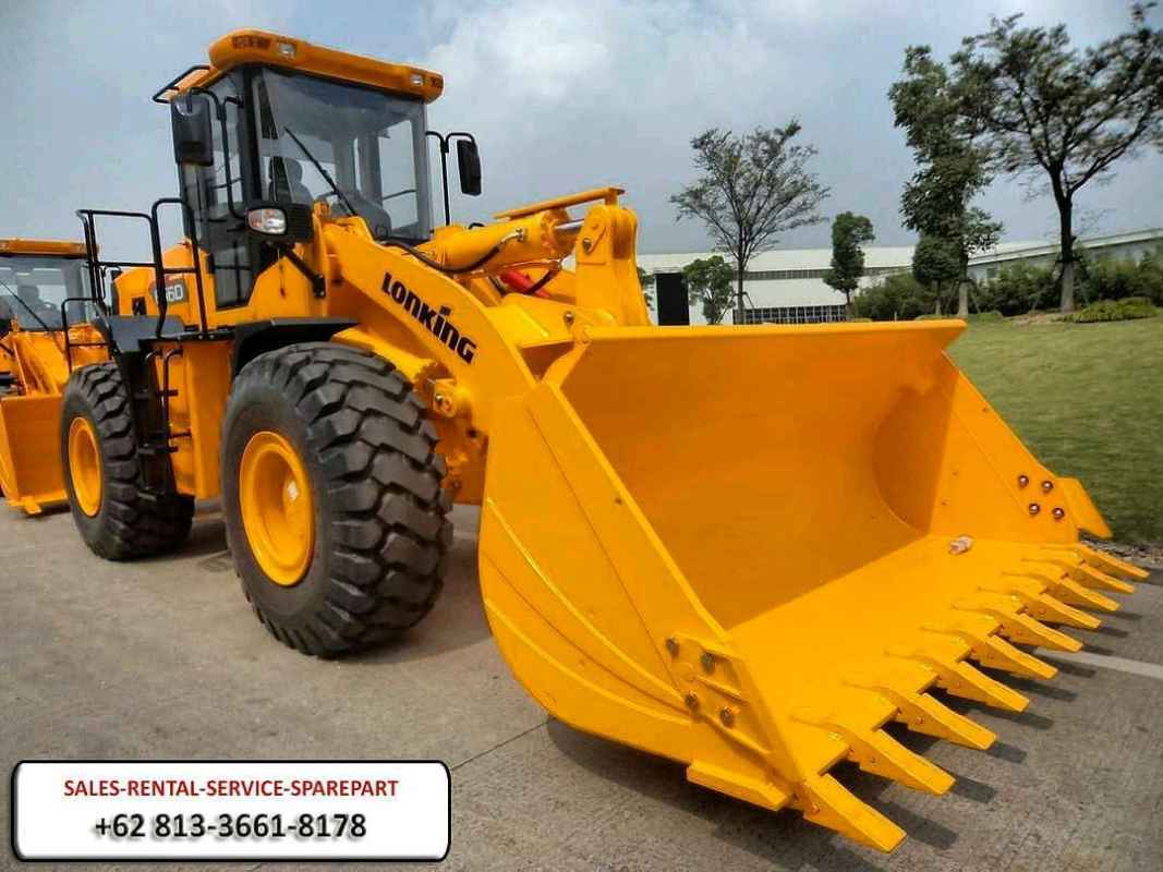 Jual Wheel Loader Lonking Type LG855N Kaoasitas Bucket 3 m³ Dilengkapi ...