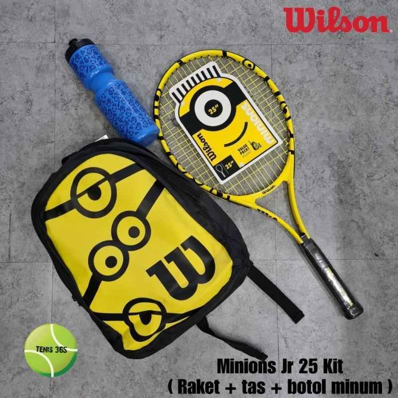 Promo Raket Tenis Anak Wilson Minions 25 KIT ( Tas + Botol Minum ...