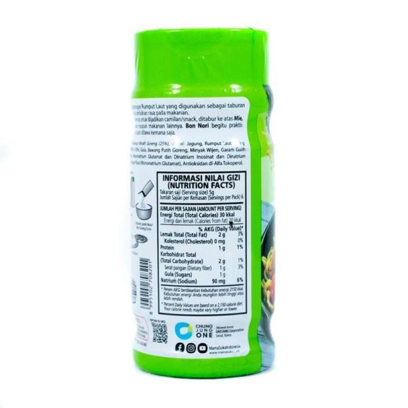 Jual Bon Nori Abon Rumput Laut Kering Original 30g - Mamasuka Bonnori ...