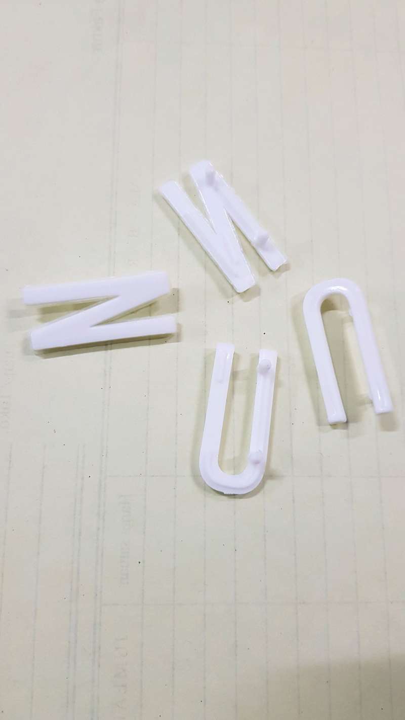 Jual Huruf Angka Ukuran 1 1/4 Inch Putih Moviboard Movietex Movitex ...