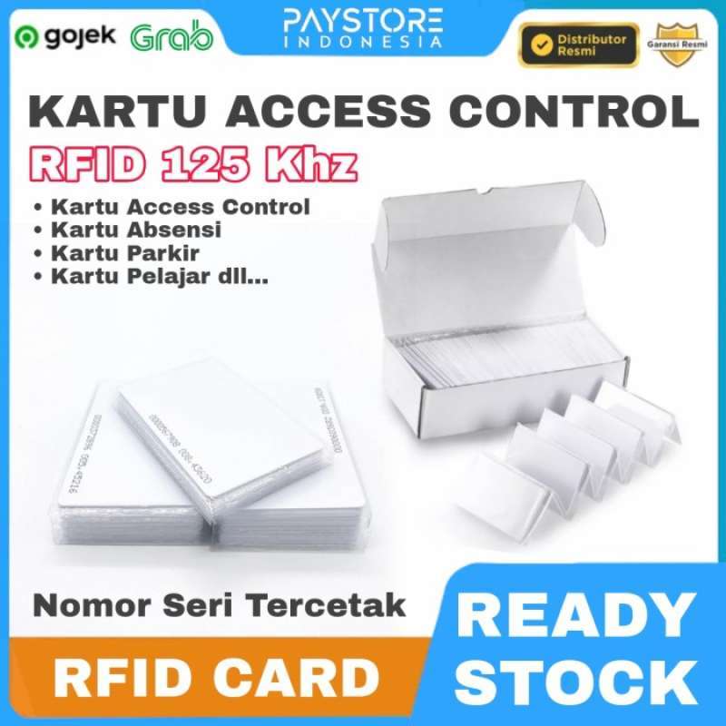 Jual Kartu RFID 125Khz Polos / Kartu Proximity 125 Khz Access Control ...