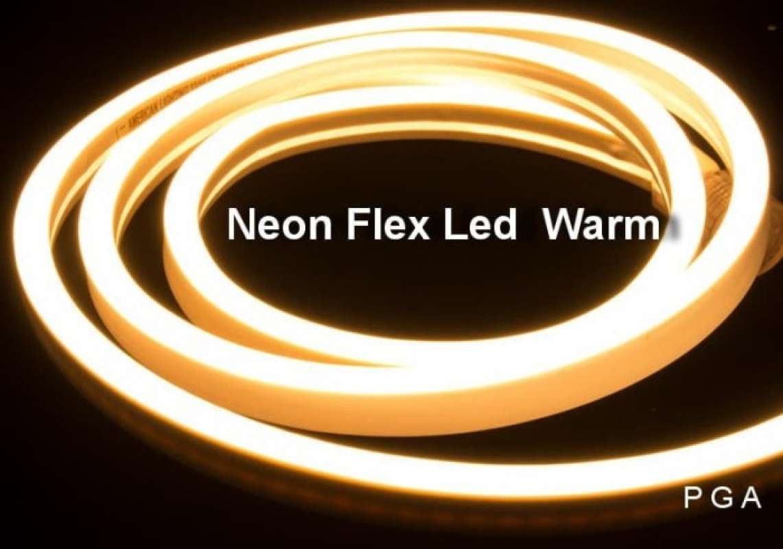 Jual Lampu Neon Flex LED Selang Flexible Sign Strip Fleksibel WARM ...