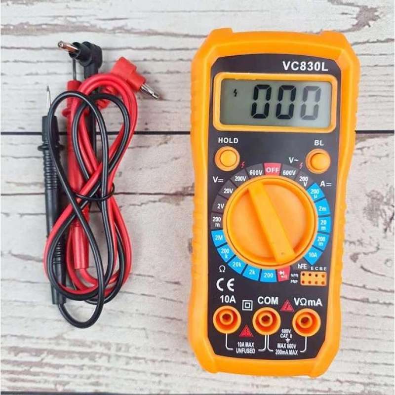 Jual Multitester Digital Ac Dc Ori Vc830l / Avometer / Digital ...
