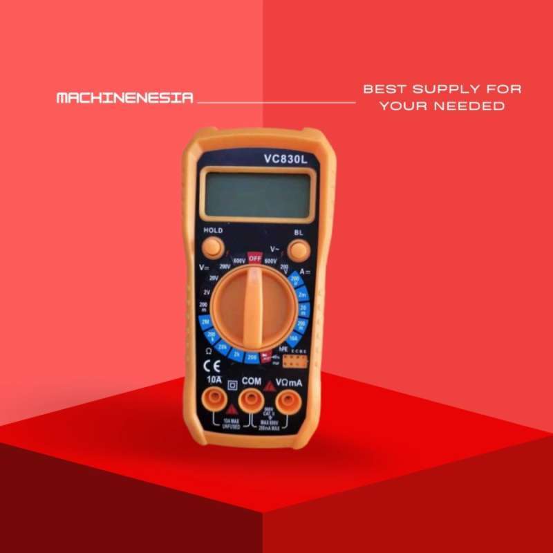 Jual Multitester Digital Ac Dc Ori Vc830l / Avometer / Digital ...