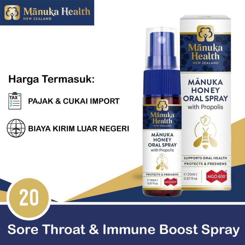 Jual Manuka Health-manuka Honey Spray + Propolis [20ml] Di Seller ...