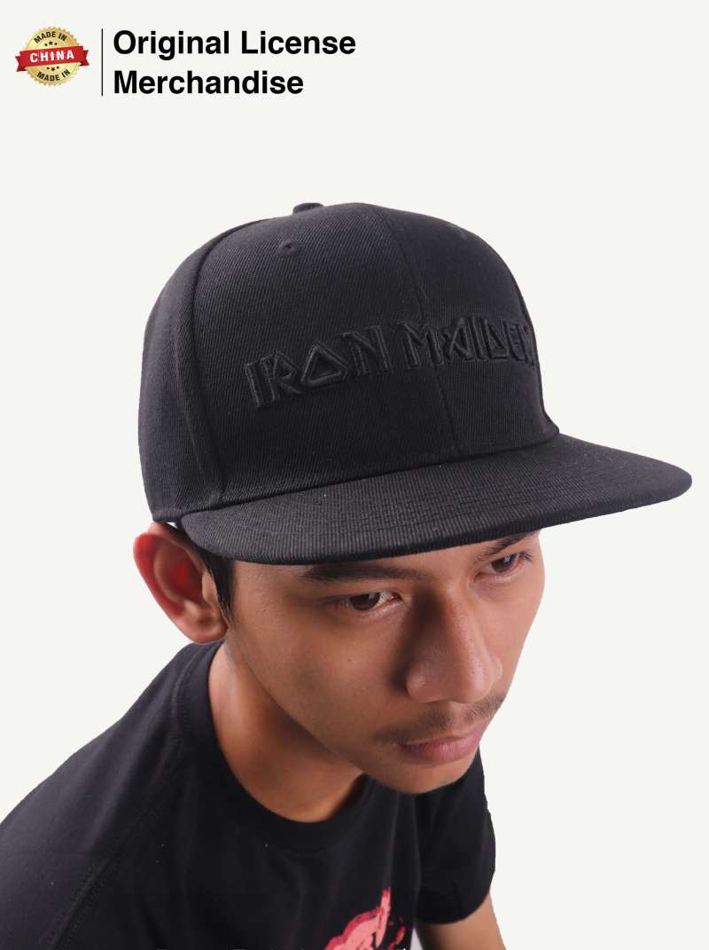Jual Topi Hat Snapback Pria Unisex Wanita Dewasa IRON MAIDEN Logo ...