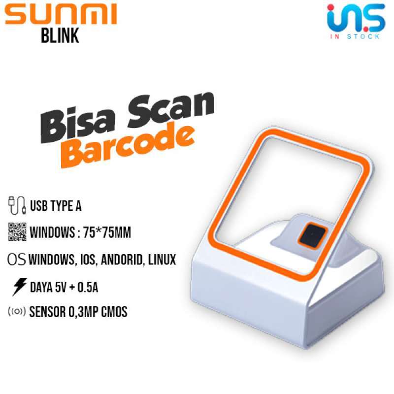Jual BARCODE SCANNER | QR CODE | SUNMI BLINK di Seller In Stock Store ...