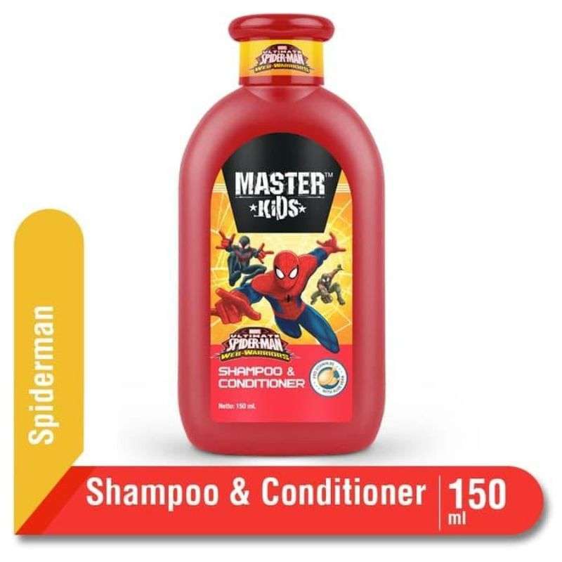 Jual MASTER KIDS SHAMPOO N CONDITIONER SPIDERMAN 150ML di Seller ...