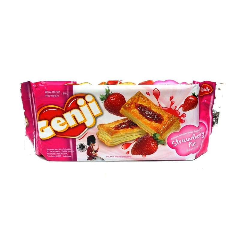 Jual GENJI Monde Biscuit Strawberry Pie Mini [85 g] di Seller Swalayan ...