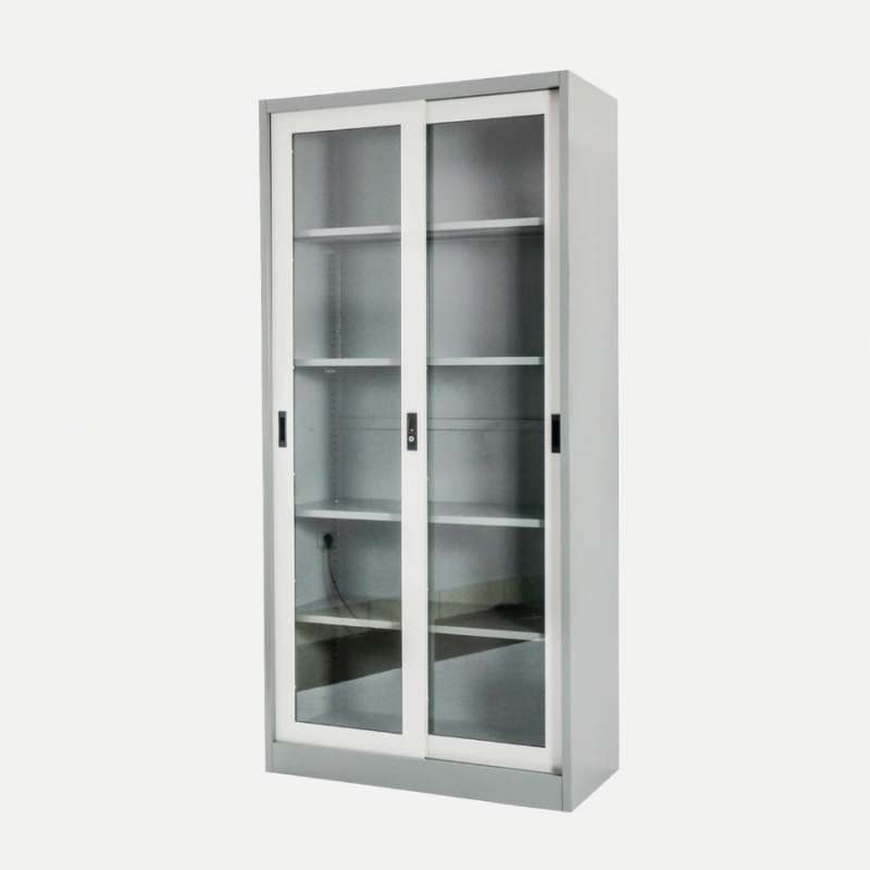 Jual Lemari Arsip Besi 2 Pintu Sliding Pintu Kaca| Kantor | Geser |sleding Di Seller Citra ...