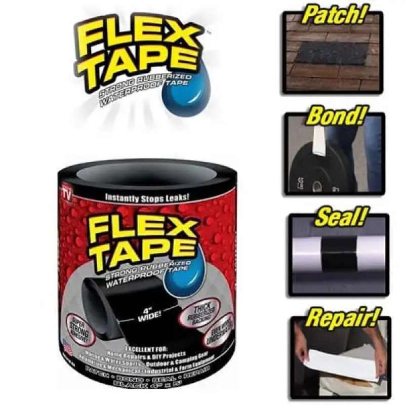 Jual Flex Tape Lakban Isolasi Ajaib Super Kuat Waterpoof Anti Bocor Atap Di Seller Dfanccie ...