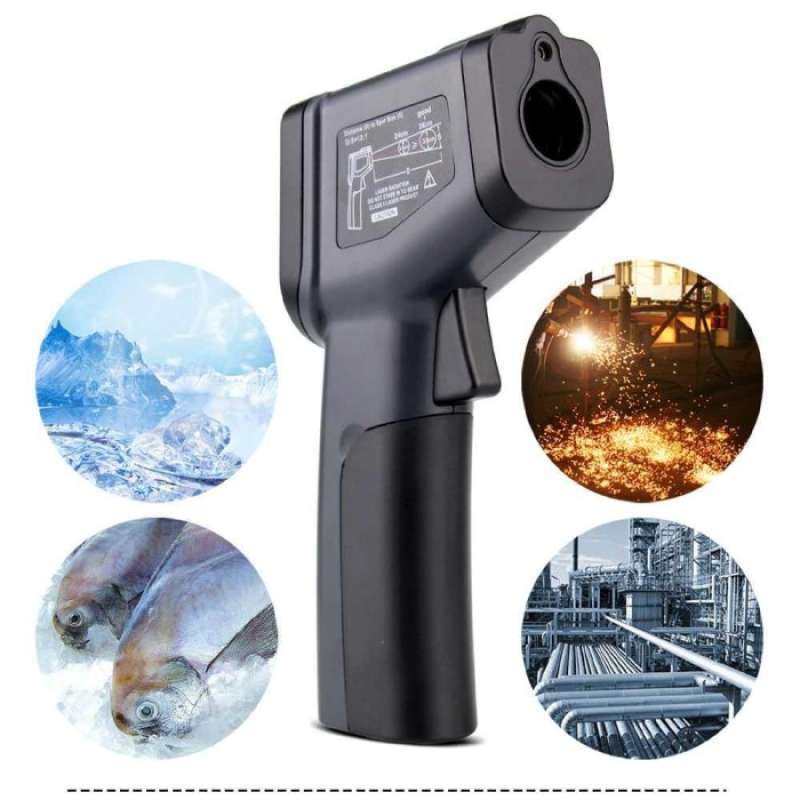 Jual Termometer Digital Industri Tembak Digital Thermometer Infrared ...