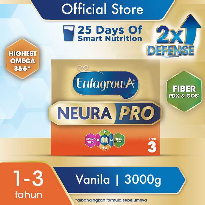 Jual WHS - Surabaya - Enfagrow A+ 3 Vanila Susu Formula Pertumbuhan Anak [3000 g] di Seller ...