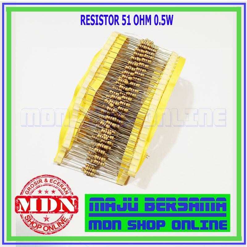 Jual Resistor 51 Ohm 0 5 Watt Terbaik Juli 2024 - Harga Murah & Gratis Ongkir - Blibli