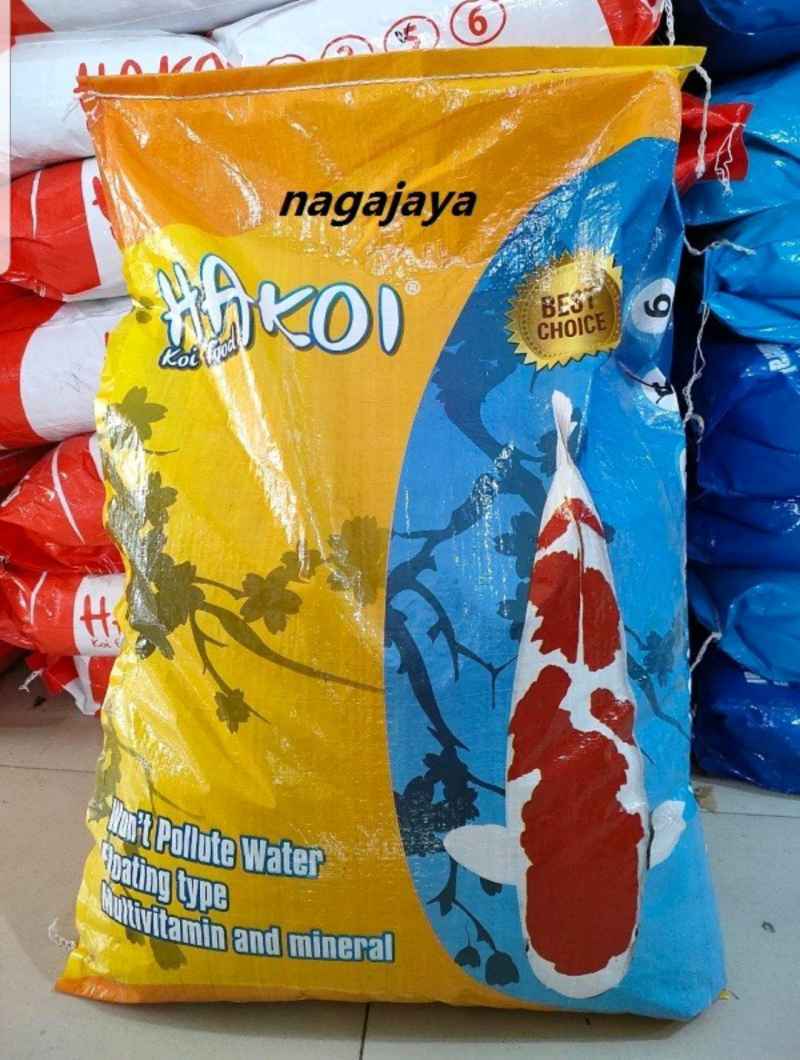 Promo Hakoi pelet ikan koi Super 2 mm 10 kg makanan ikan koi Hakoi ...