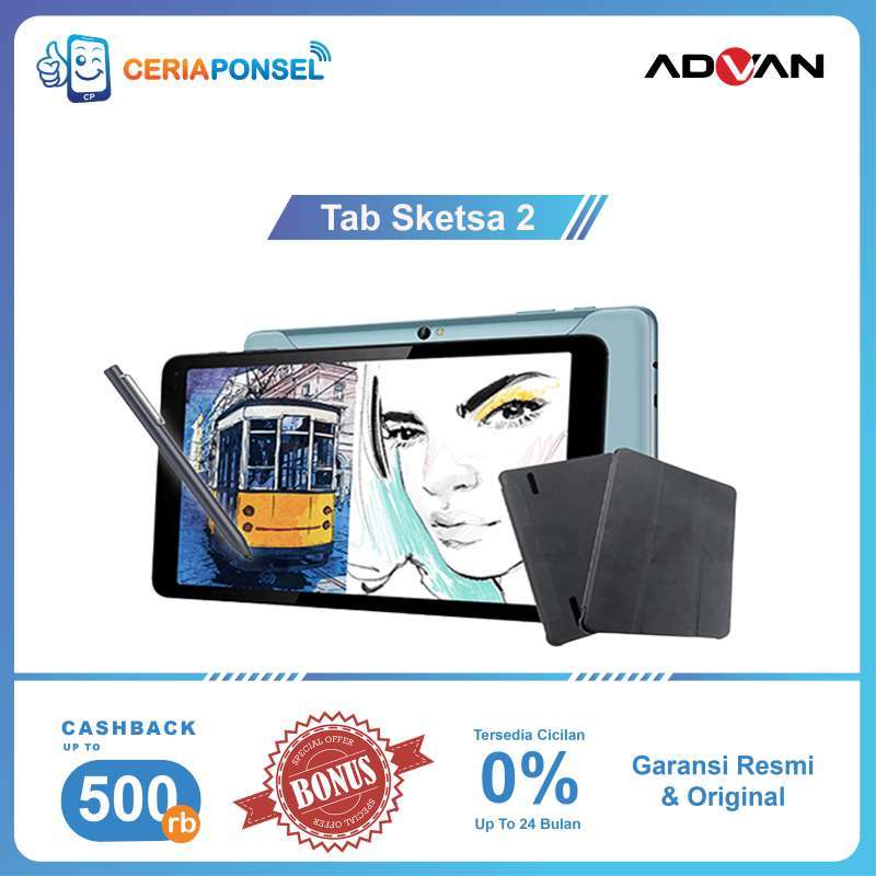Promo Advan Tab Sketsa 2 UNISOC Tiger T310 Android 11.0 Garansi Resmi ...
