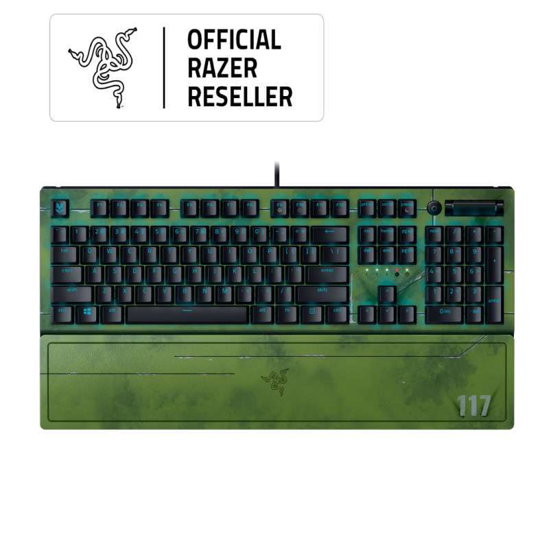 Jual Razer BlackWidow V3 - GREEN SWITCH - Halo Infinite Mechanical ...