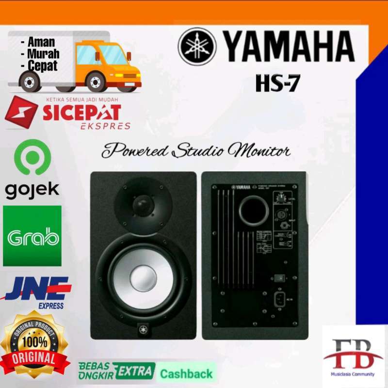 Jual Studio Monitor Speaker Yamaha HS 7 / HS7 / H S7 Original - 2 Pcs Sepasang di Seller Funbox ...