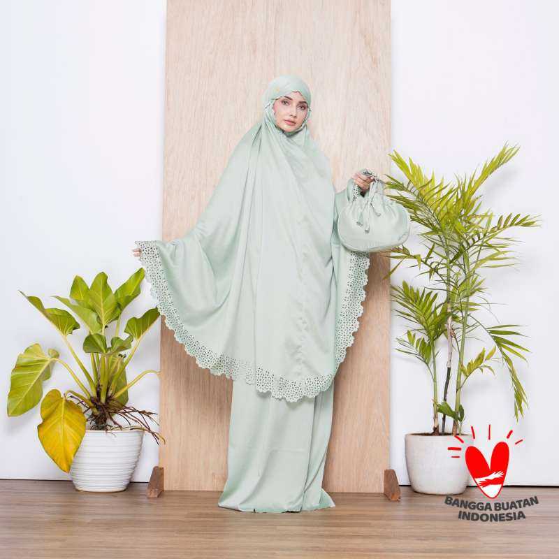 Promo MUKENA DEWASA 2IN1 LASER CUTTING KINAN Diskon 49% di Seller Pusat ...