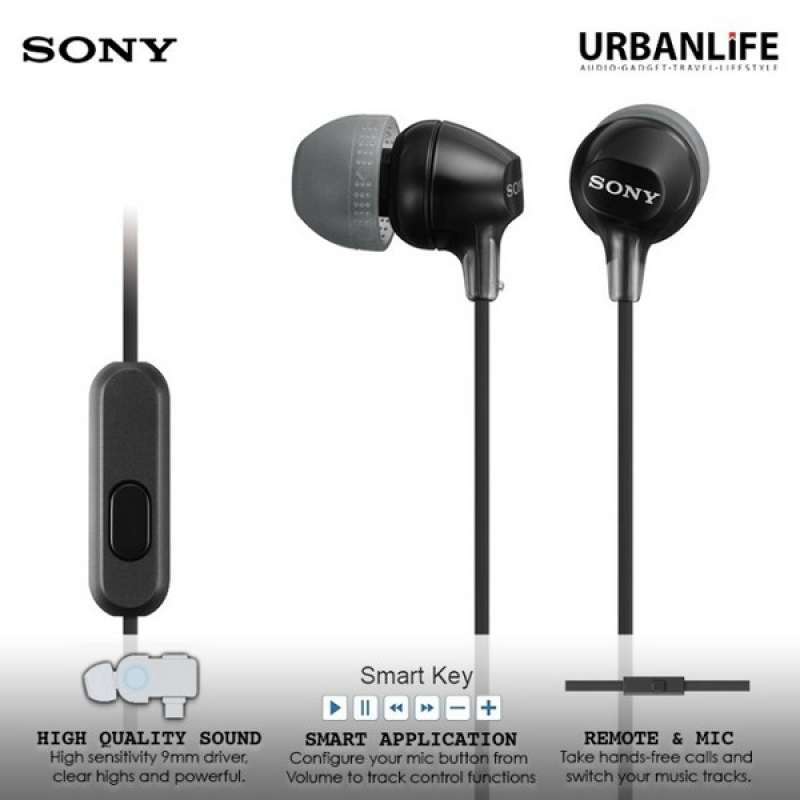 Jual Sony Mdr-Ex155Ap Earphone di Seller Toko Tsuraya - | Blibli