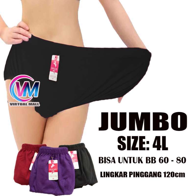 Promo Celana Dalam Wanita Jumbo 4l Murah Cd Jumbo 4l Celana Dalam