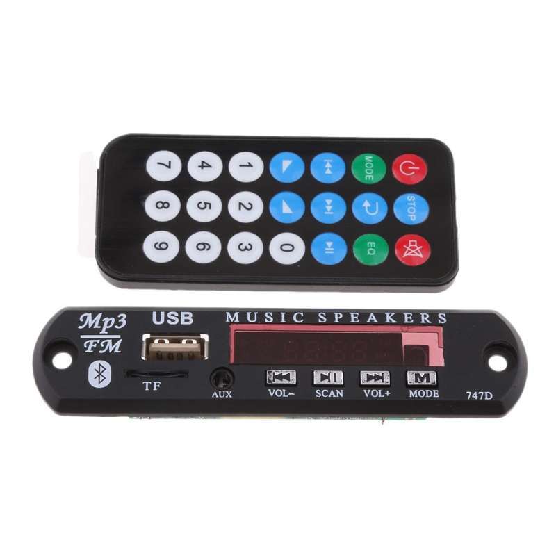 Jual DC 12V Car Audio Wireless USB FM TF AUX MP3 Decoder Board With ...