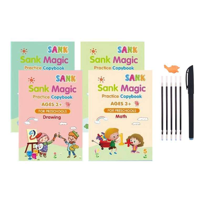 Jual Magic Practice Copybook Calligraphy Drawing Math Alphabet Number ...