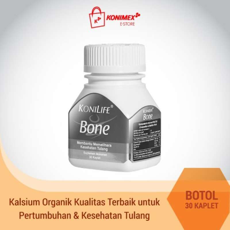 Promo Konilife Bone Food Supplement Botol 30 kaplet Kalsium Organik ...