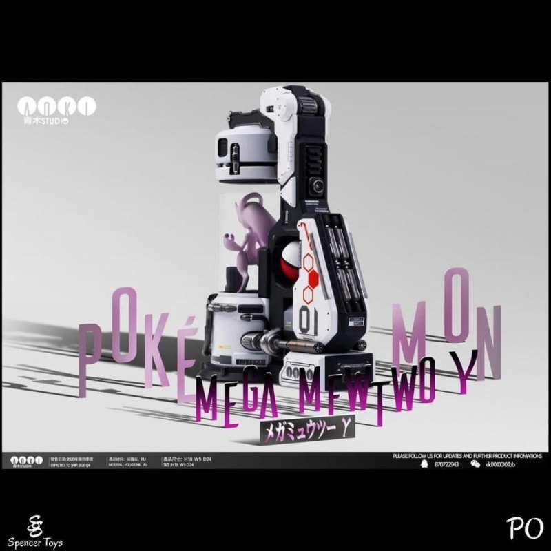 Jual Dp Po Resin Statue Mega Mewtwo & Mew By Aoki (pre-order ...