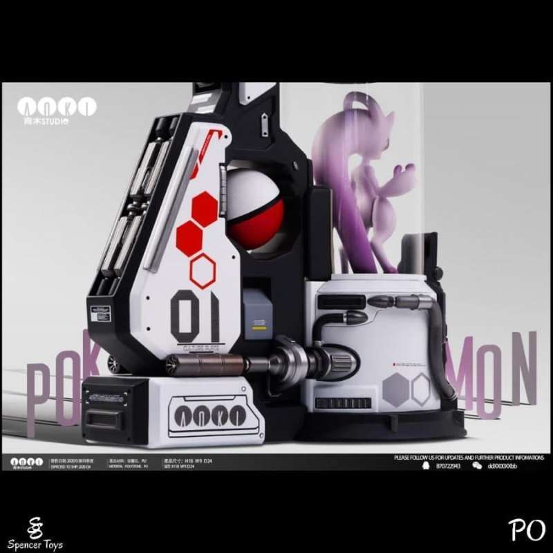 Jual Dp Po Resin Statue Mega Mewtwo & Mew By Aoki (pre-order ...