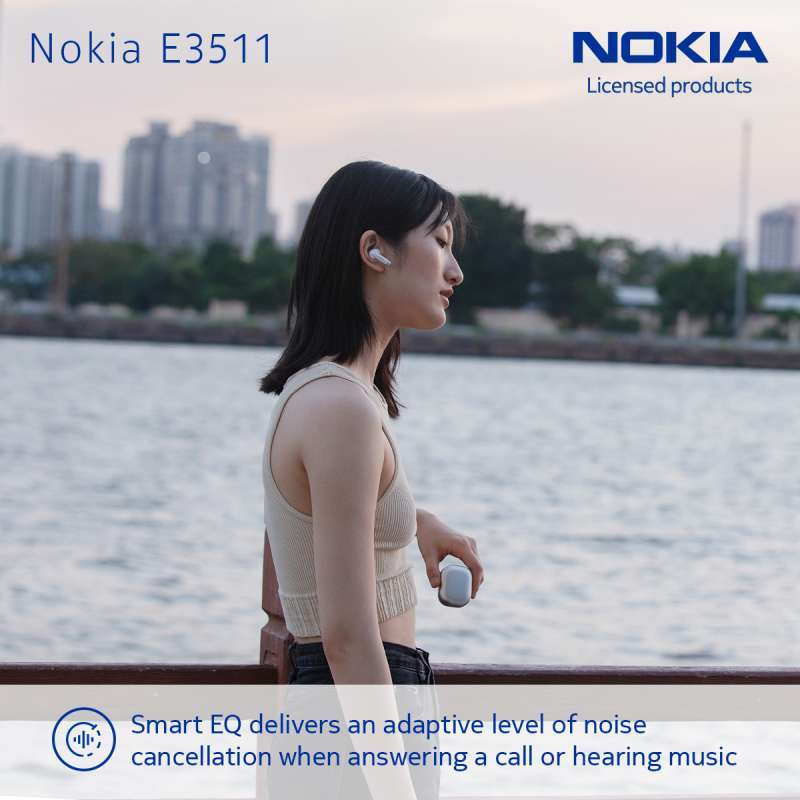 Promo Nokia E3511 Anc True Wireless Earphones Tws Low Latency Hd - White Diskon 75% Di Seller ...