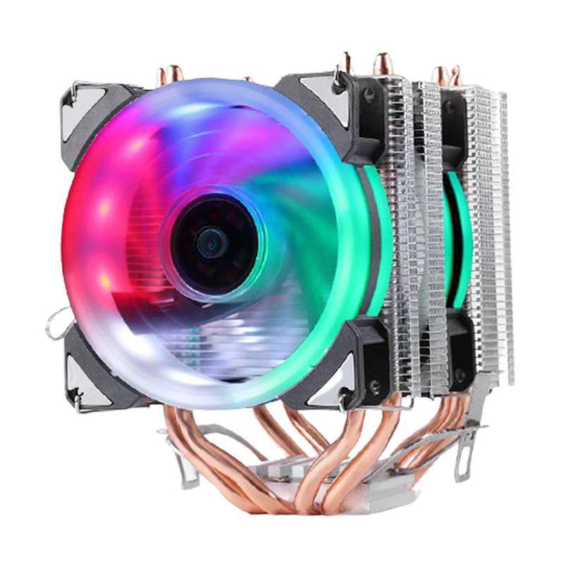 Promo CPU Cooler Dual Cooling Tower RGB Fans for AMD Intel Dual tower 2 ...