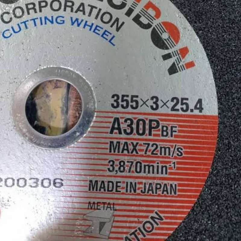 Jual Nippon Resibon Cutting Wheel 14 / Batu Potong Gerinda 14 Nippon Di ...