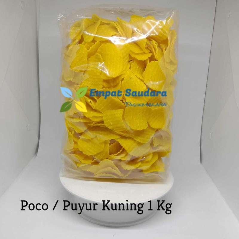 Jual KERUPUK POCO / PUYUR KUNING KEMASAN 1 KG di Seller Empat Saudara ...