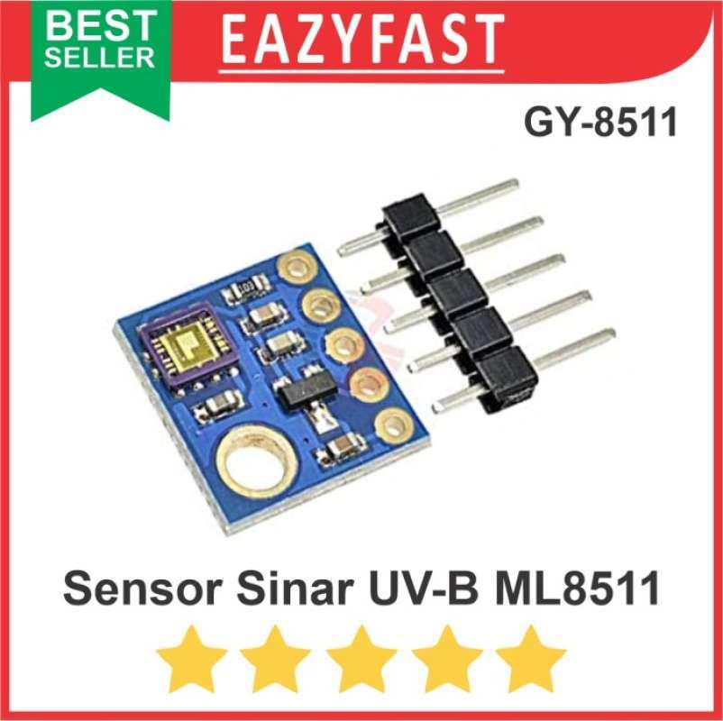 Jual GY-8511 ML8511 Sensor Cahaya UV UVB Rays Ultraviolet B Module Arduino di Seller Eazyfast ...